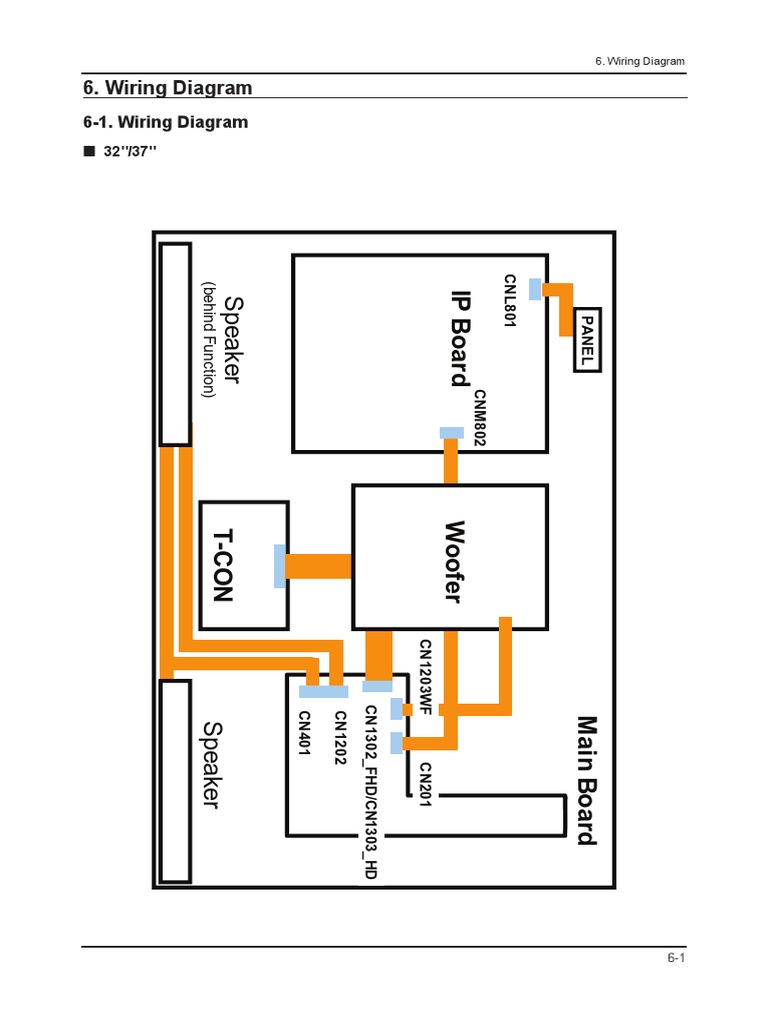 UN32C5000QF Wiring Diagram | PDF | Computer Networking | Telecommunications Equipment