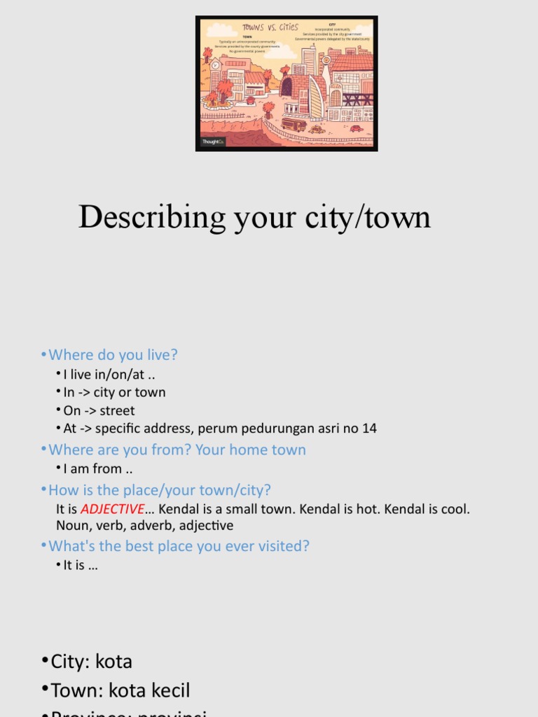 Describing Your Town or City | PDF