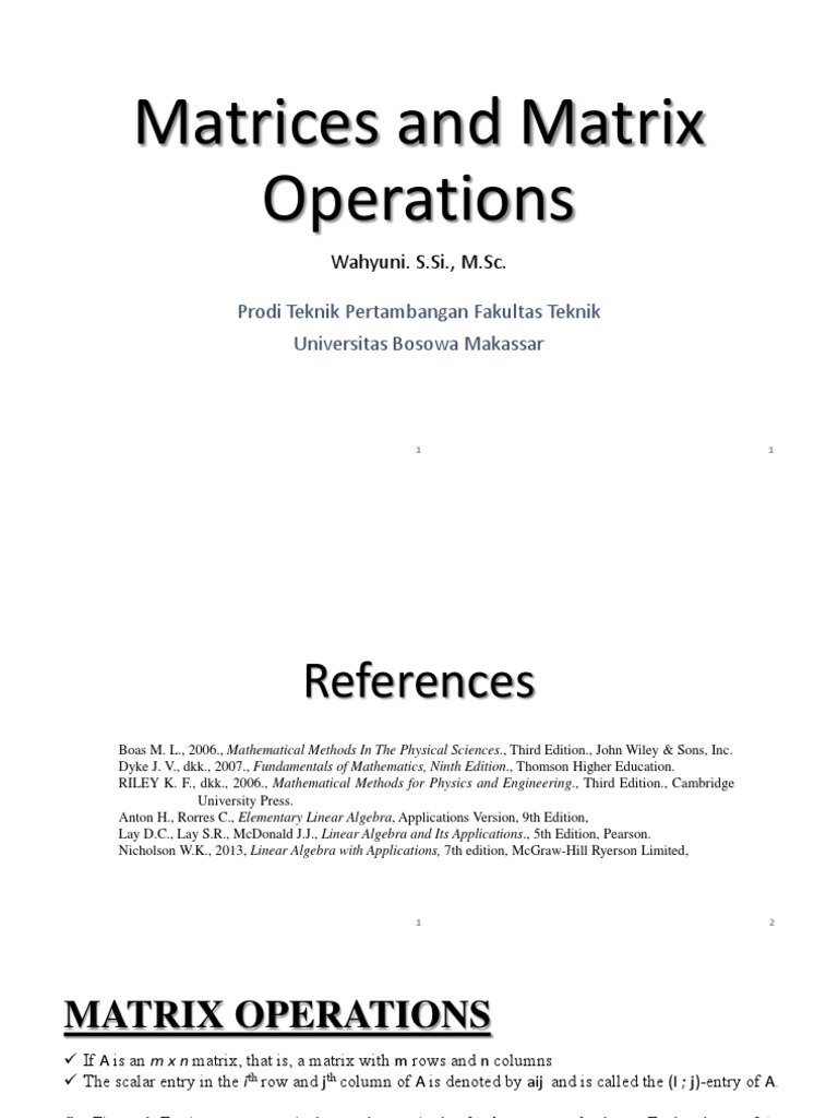 4-5-Aljabar Linier - Print | PDF | Matrix (Mathematics) | Linear Map
