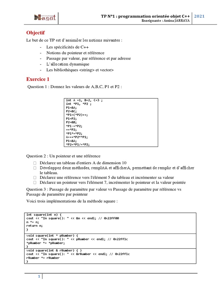 TP1 (Copie) PDF | PDF