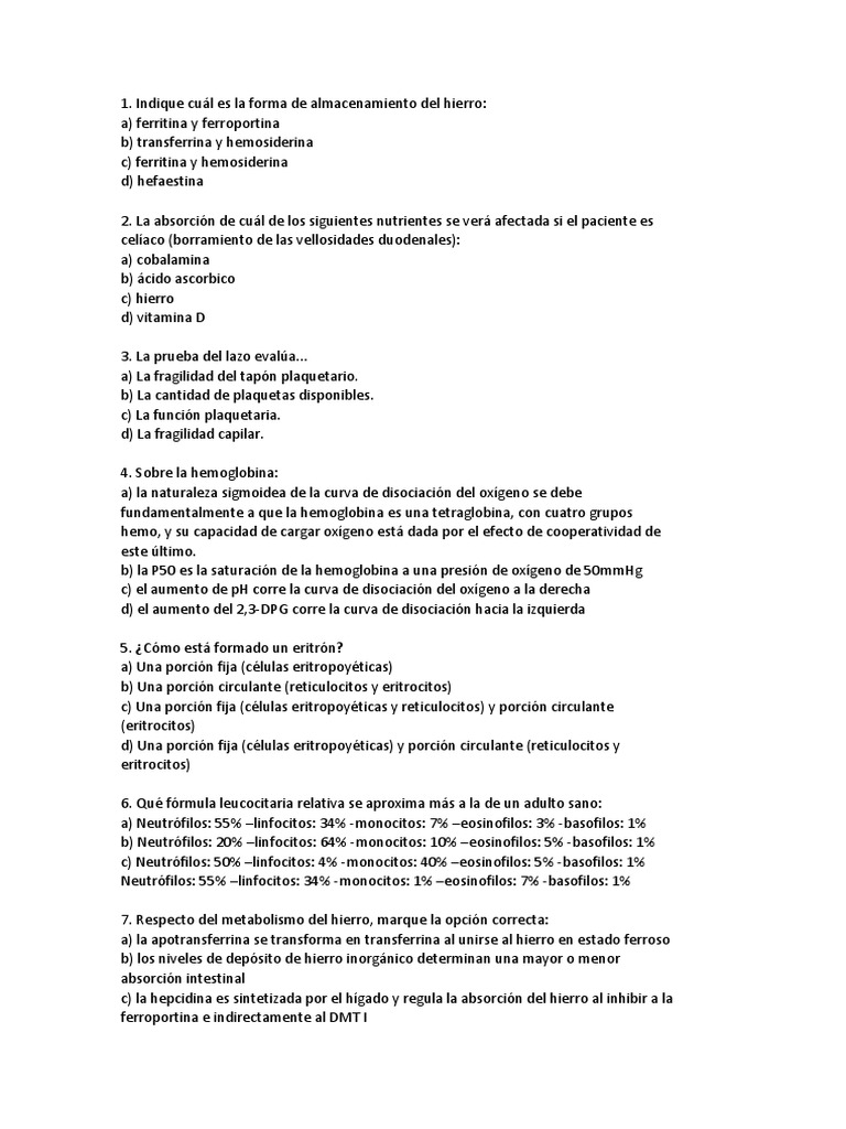CHOICES FISIO - R1 (Con Rtas) | PDF