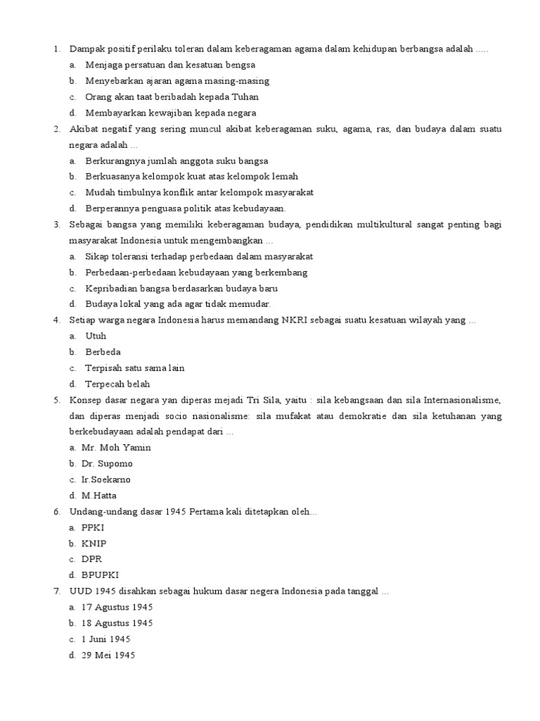 Soal Ujian Sekolah Kelas 9 TP22-23 | PDF