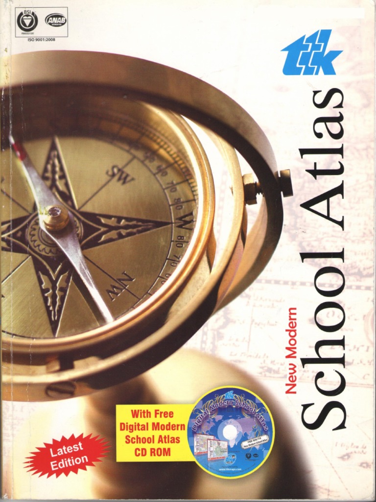 New Modern School Atlas (Good Quality) PDF | PDF