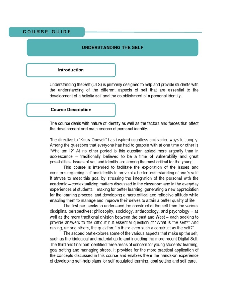 Uts Course Guide PDF | PDF | Academic Dishonesty | Identity (Social Science)