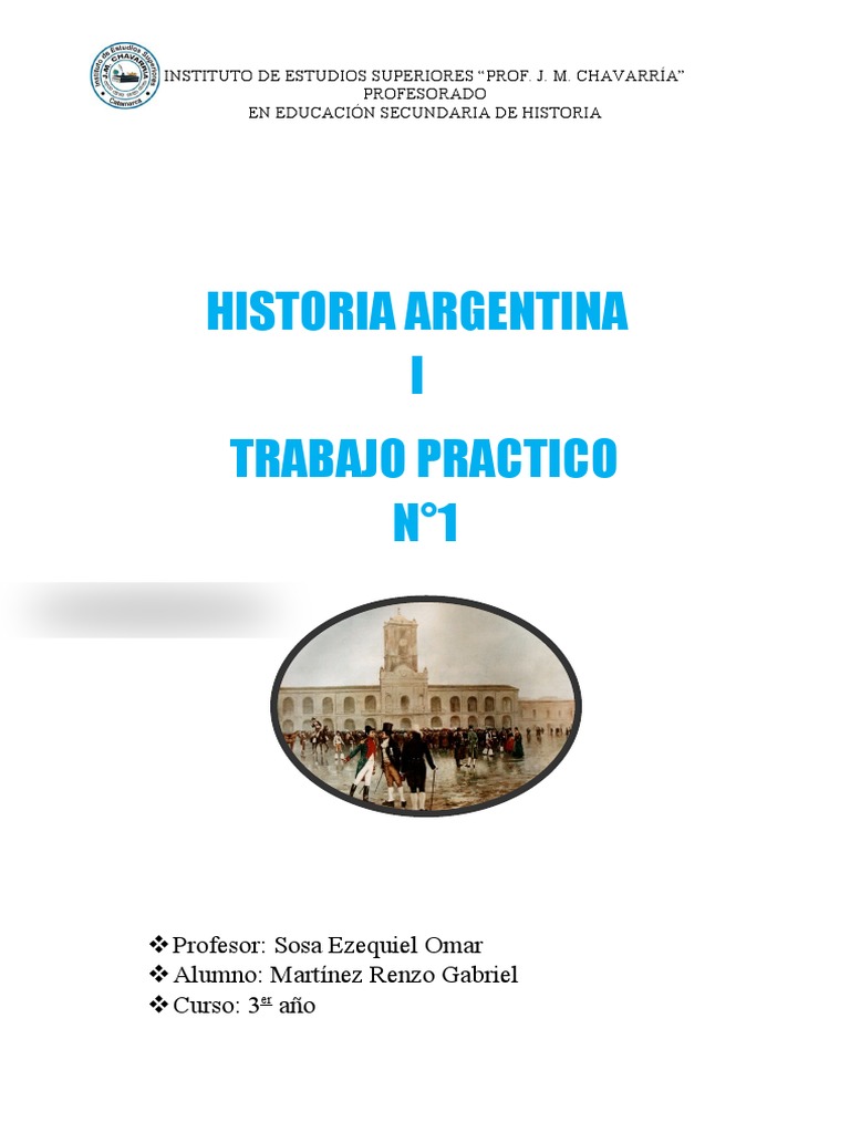 Argentina I TP I | PDF | Colonialismo | España
