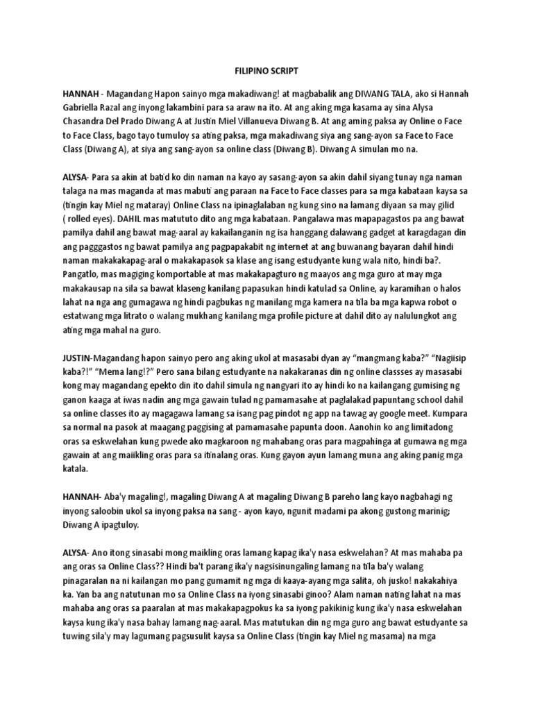 Filipino Script | PDF