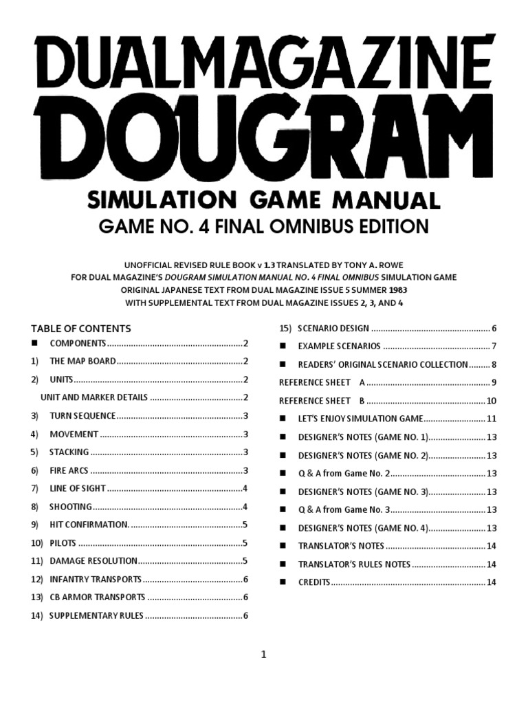 Dougram DM5 Eng v1 3 | PDF