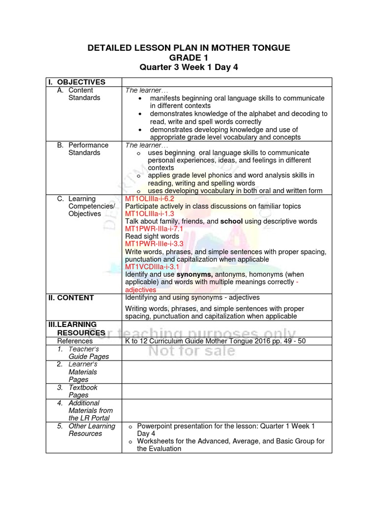DLP Q3W1 Day 4 | PDF | Written Communication | Communication
