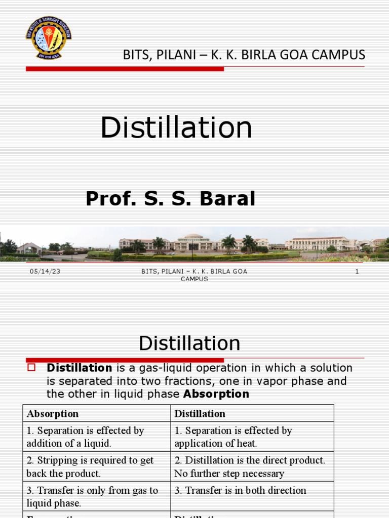 Distillation Final | PDF | Distillation | Physical Quantities