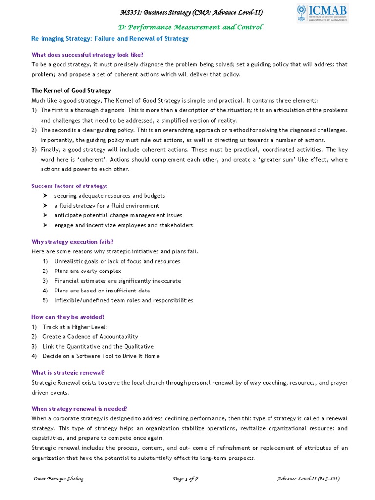 Business Strategies | PDF | Strategic Management | Corporate Social ...