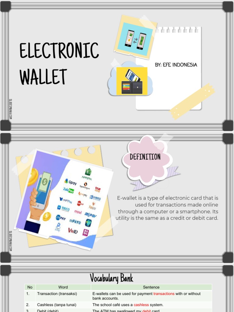 Electronic Wallet | PDF | Debit Card | Credit Card