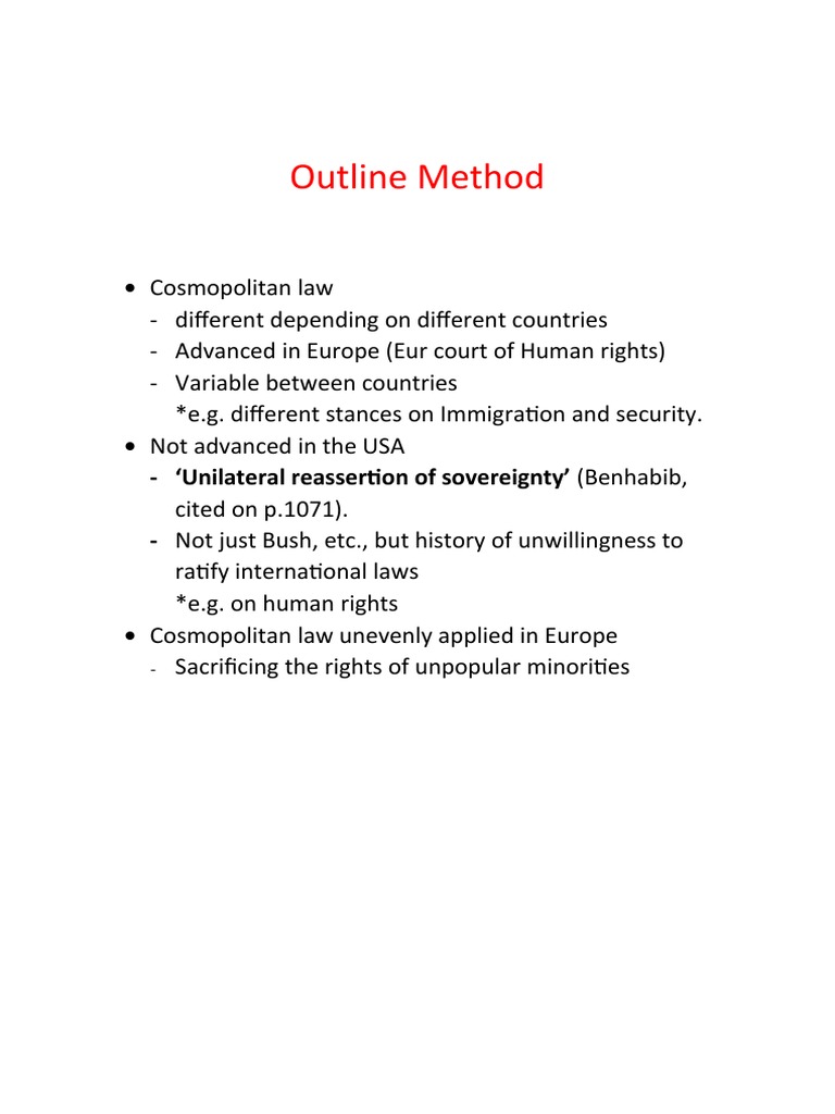 Outline Method | PDF
