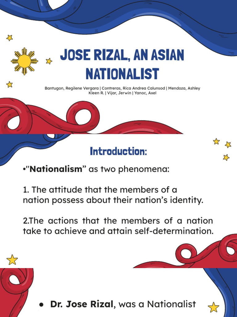 Group 7-JOSE RIZAL, AN ASIAN NATIONALIST | PDF | Nationalism | Philippines