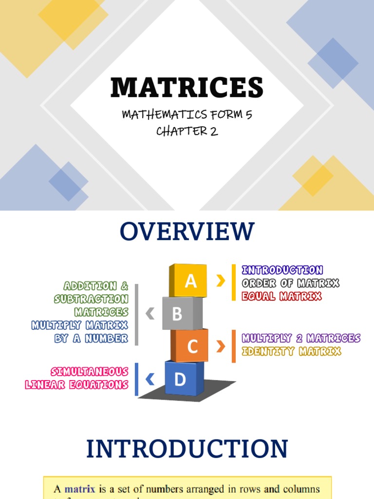 2.matrices Students | PDF | Matrix (Mathematics) | Matrix Theory