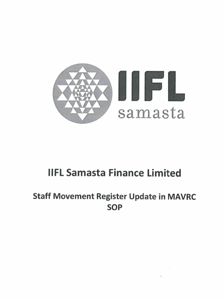 Staff Movement Register | PDF
