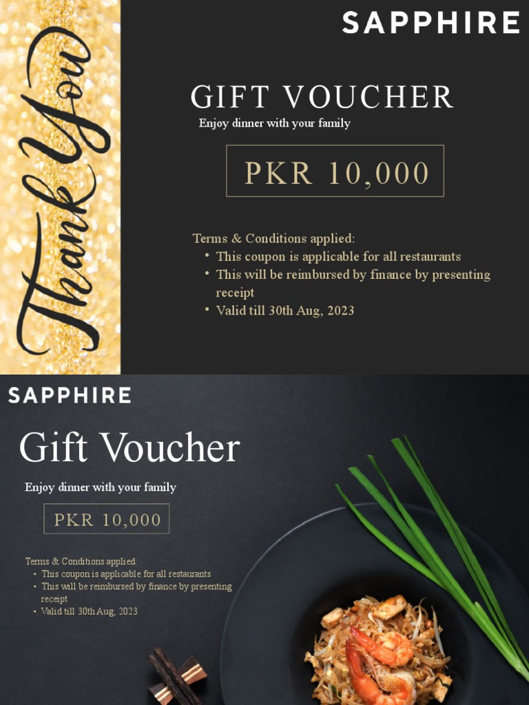 Gift Voucher - Template | PDF