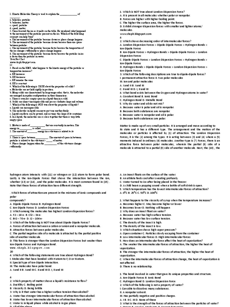GENCHEM QUESTIONS (1) | PDF