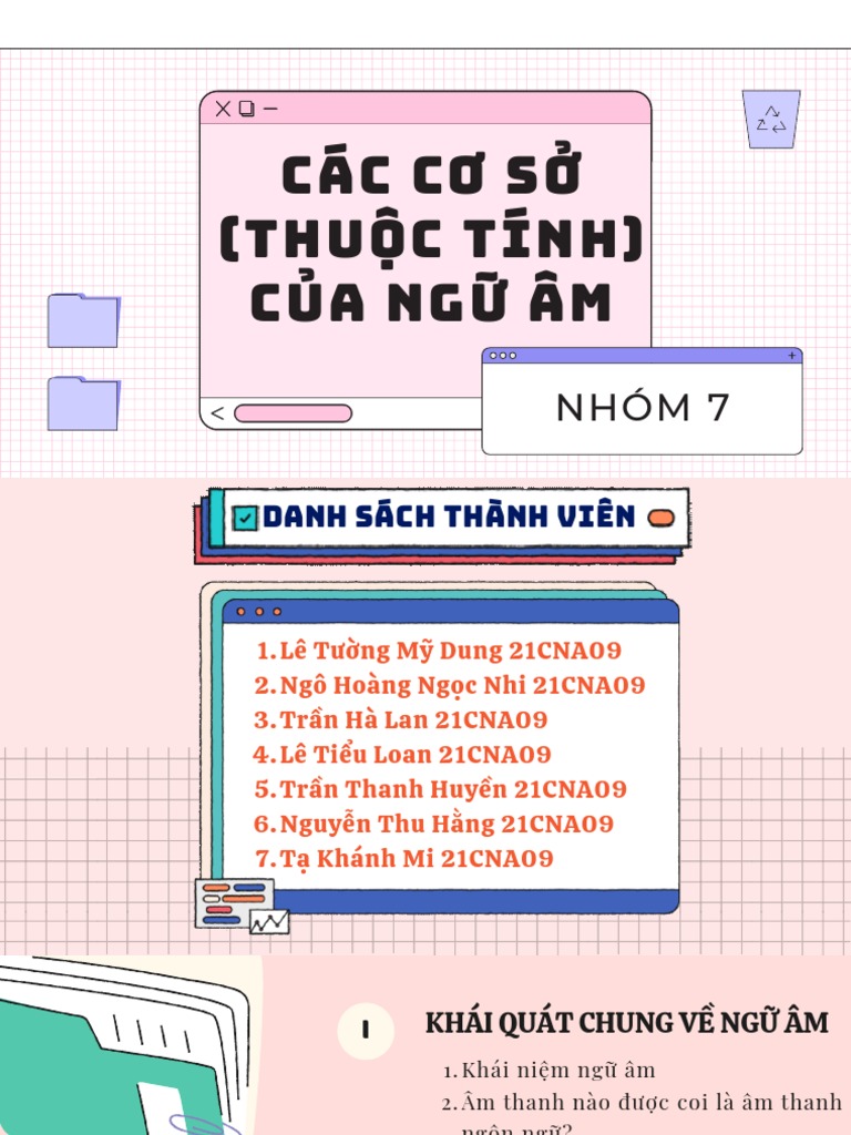 Nhóm 7-DLNN 04-Các Cơ S C A NG Âm PDF | PDF