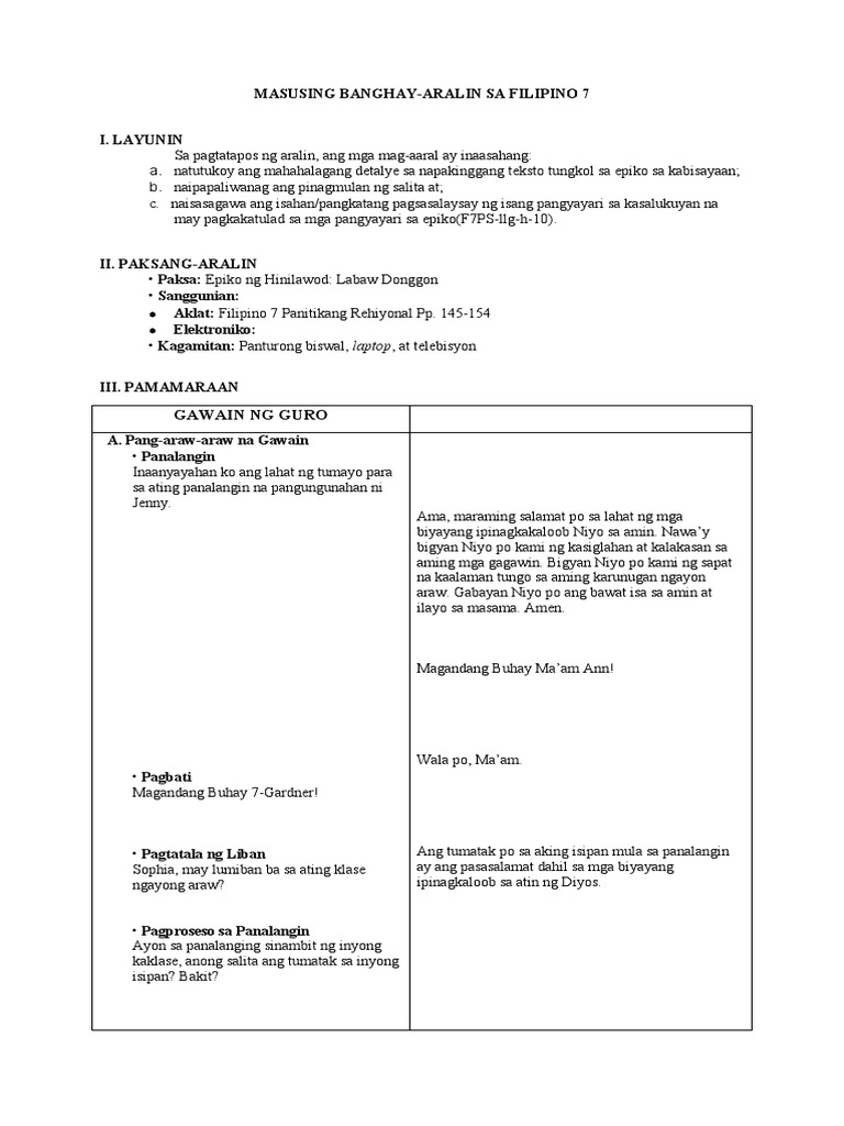 Epiko NG Hinilawod | PDF