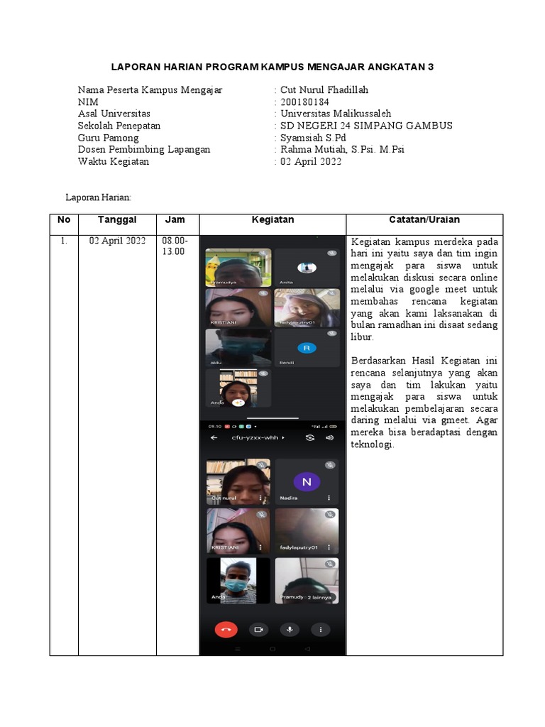 LOGBOOK 01 Apr CUT | PDF