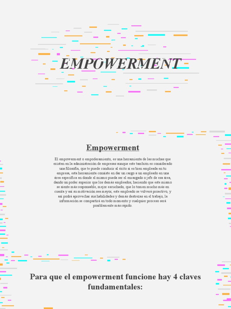 Empowerment | PDF | Empoderamiento | Liderazgo