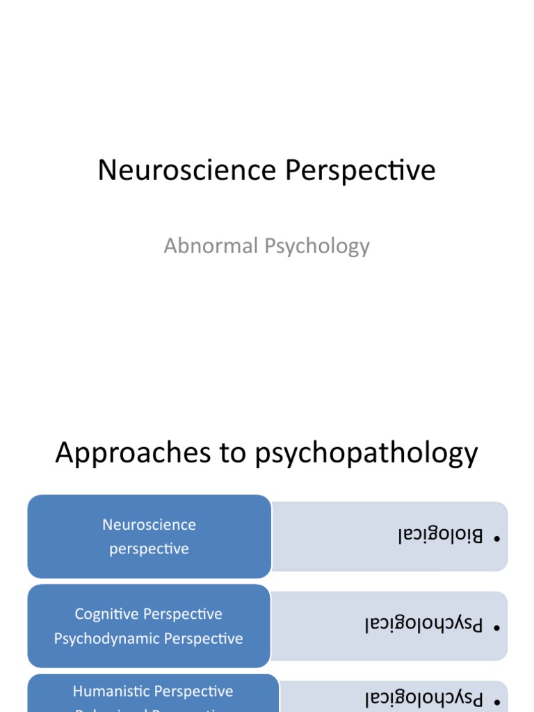 Neuroscience Perspective | PDF | Neurotransmitter | Neurochemistry