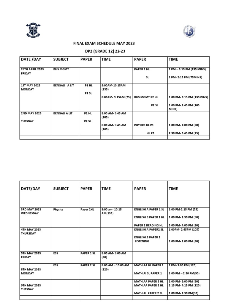PHIS DP2 FINAL EXAM MAY 2023 | PDF