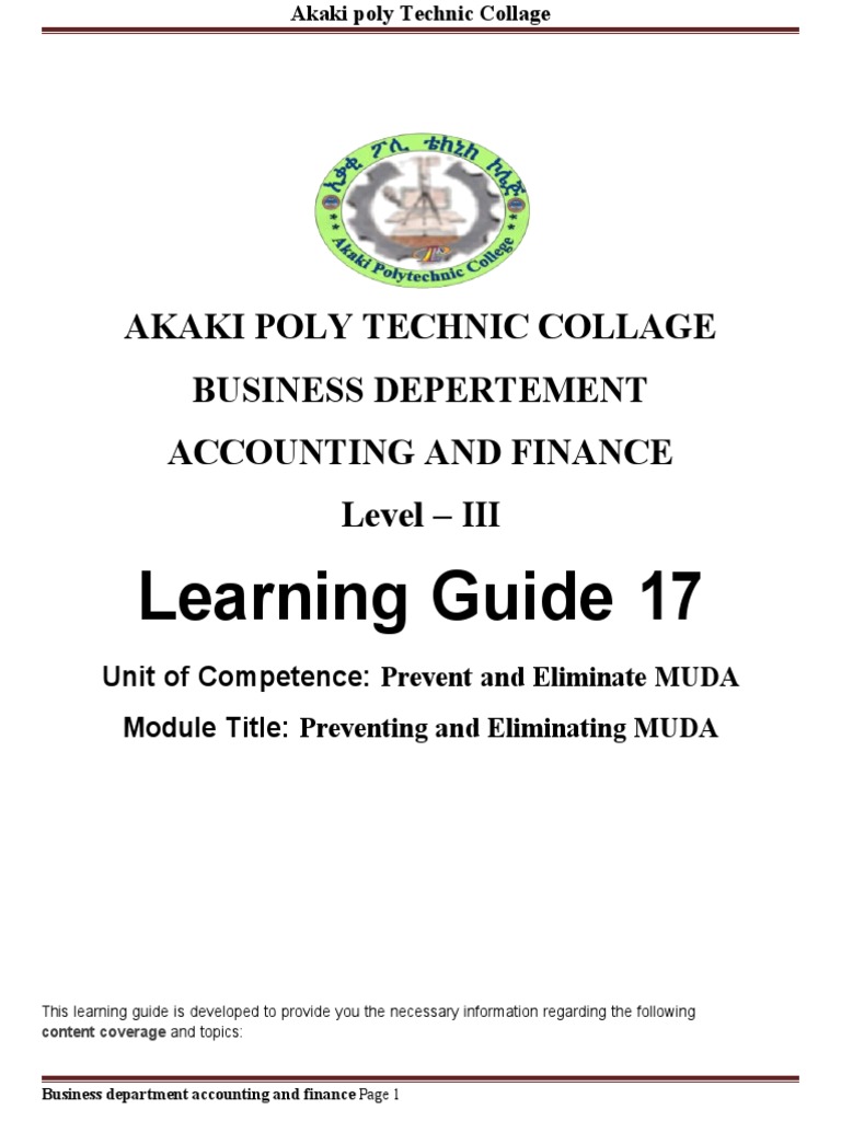 Prevent and Eliminate MUDA (Waste) | PDF | Lean Manufacturing | Inventory