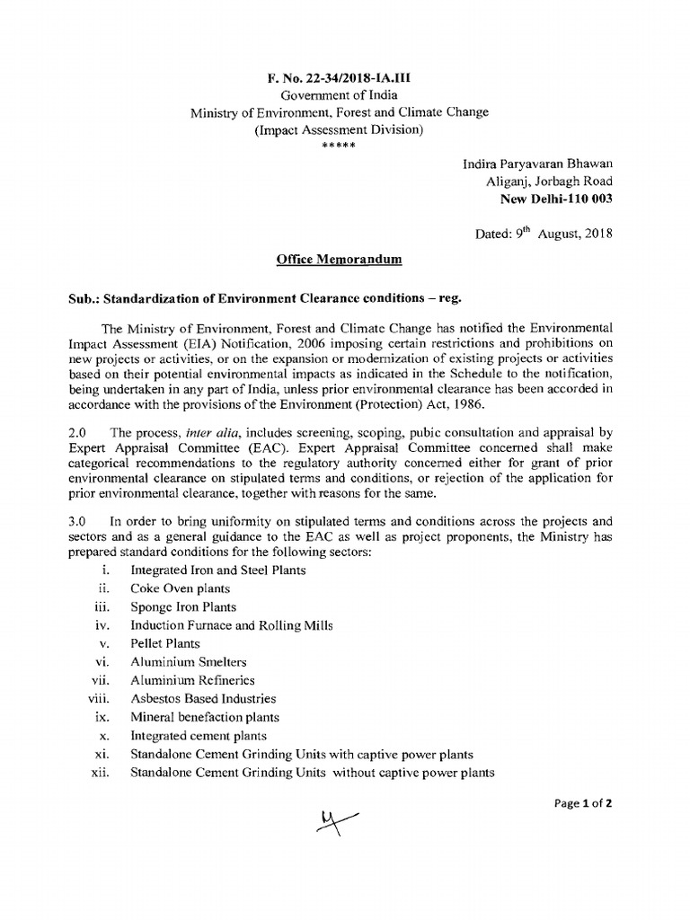 Standardization of EC Conditions PDF | PDF