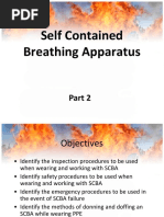 Donning of An Self Contained Breathing Apparatus SCBA | PDF | Wellness