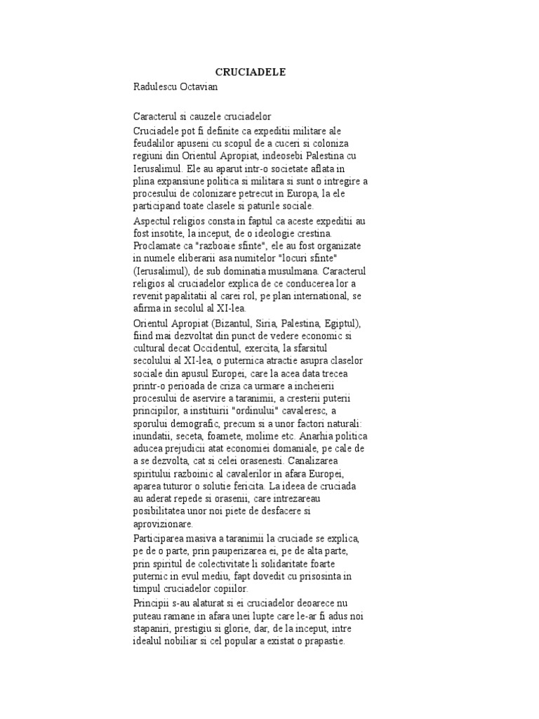 CRUCIADELE | PDF