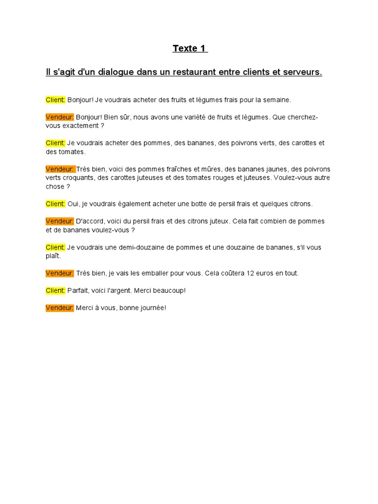 C'est Un Dialogue Entre Un Client Et Un Serveur | PDF
