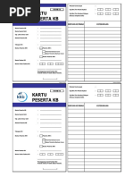 Kartu Peserta KB Kartu Peserta KB: K/I/KB/15 K/I/KB/15 | PDF