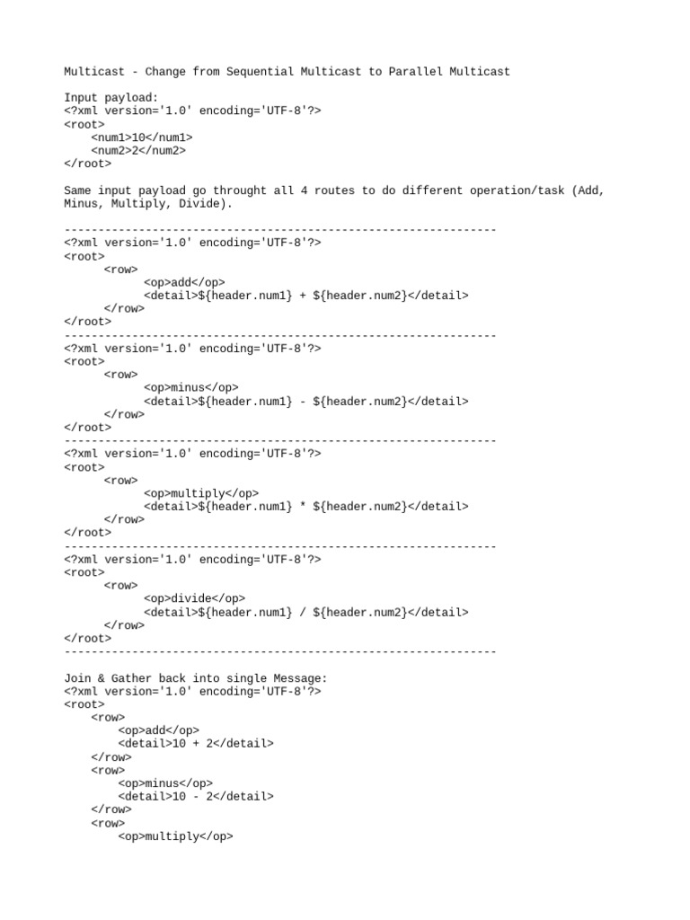 Multicast - Change From Sequential Multicast To Parallel Multicast | PDF