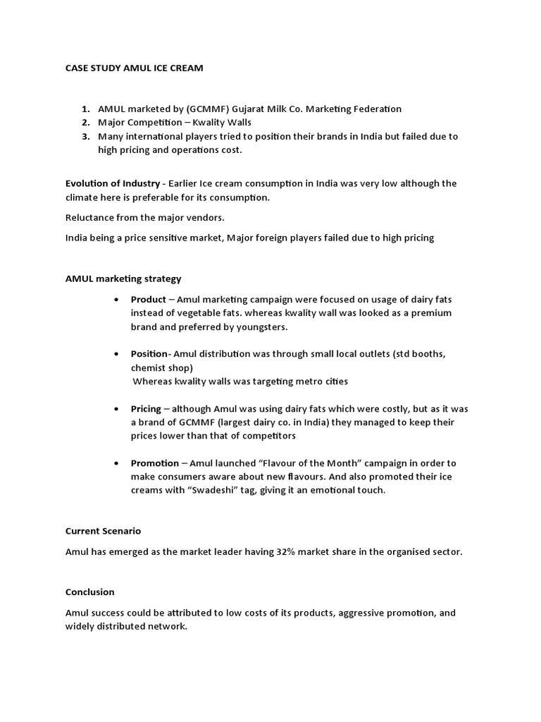 Amul's Strategy for Market Leadership: How Focusing on Affordability, Promotions, and ...