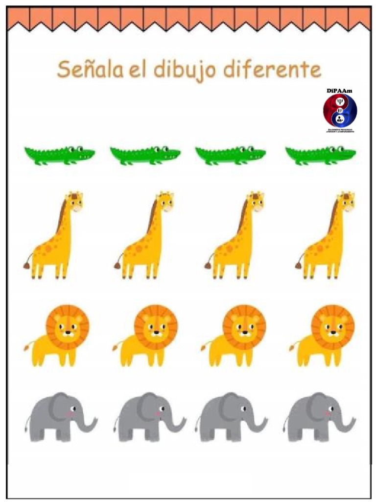 Actividad Encuentra Diferencias para Niños PDF | PDF