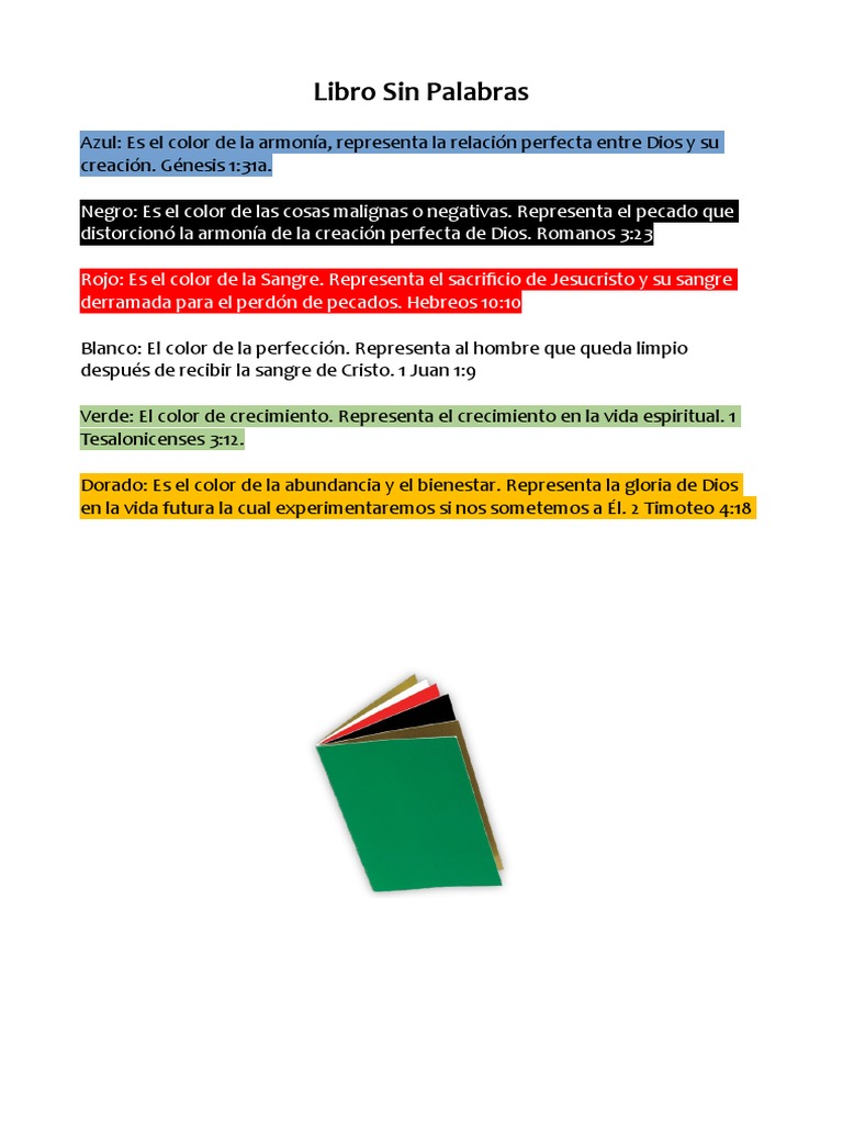Libro Sin Palabras Pdf