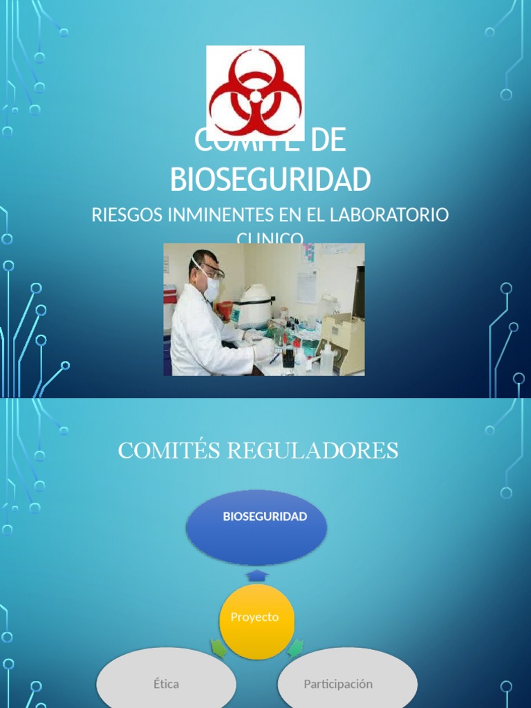 Presentacion Bioseguridadlaboratorio | PDF | Riesgo | Laboratorios