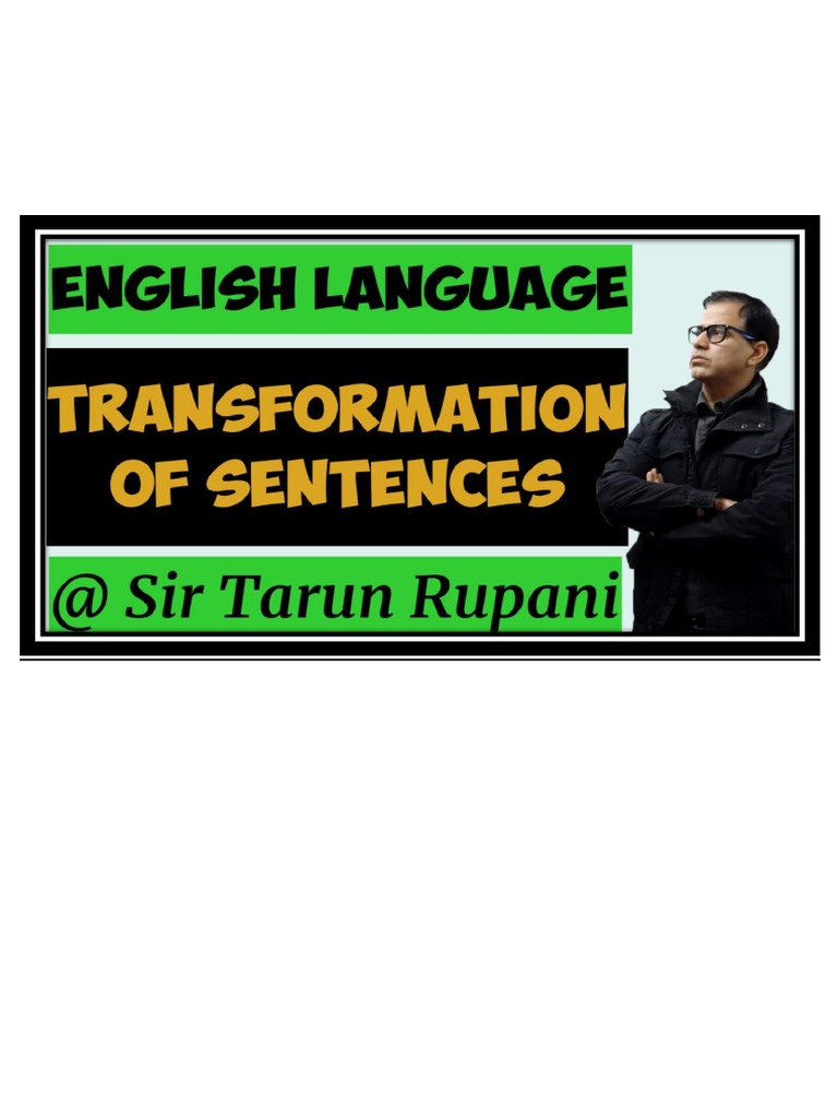Grammar Transformation Rules | PDF | Semantic Units | Language Families