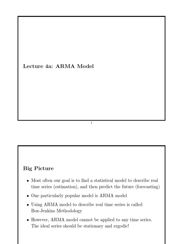 Arma Models New | PDF