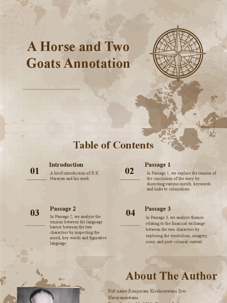 A Horse and Two Goats Annotation | PDF | Communication | Colonialism