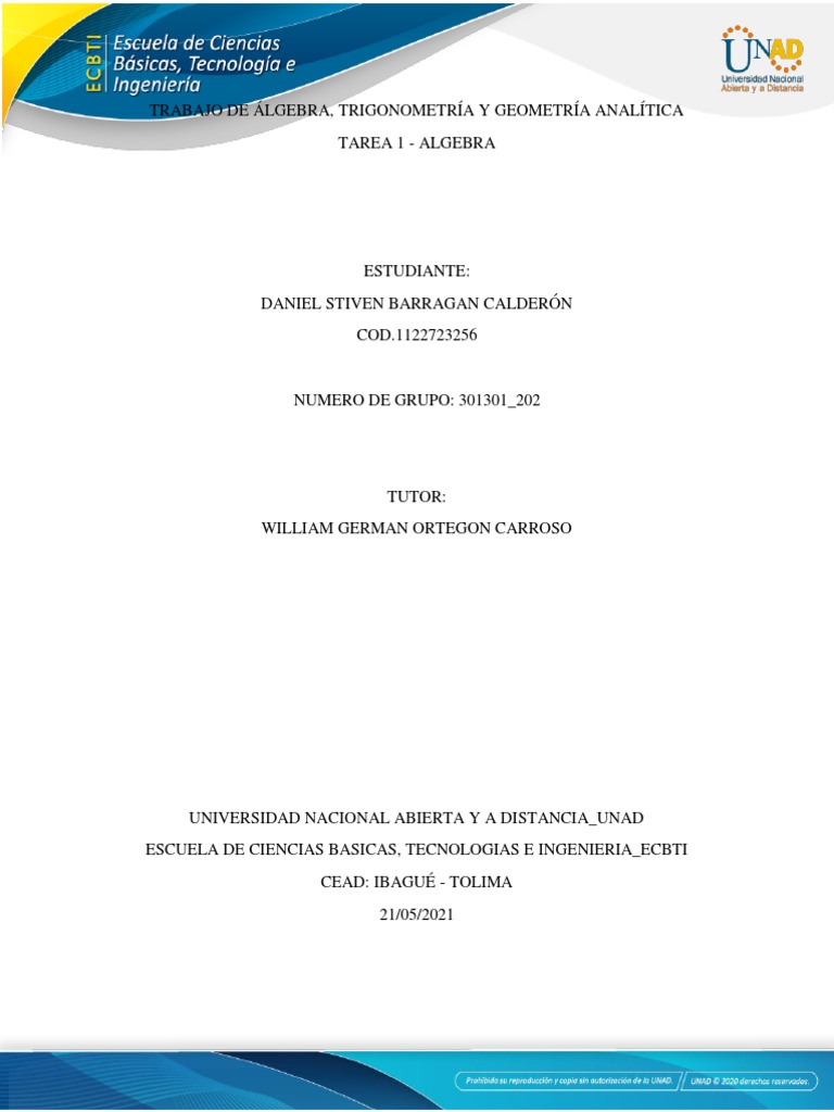 Daniel - Barragan - Tarea 1 | PDF | Ecuaciones | Calor