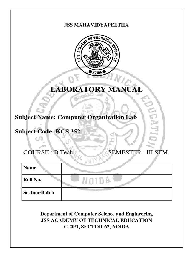 COA Lab Manual | PDF | Multi Core Processor | Central Processing Unit COA Lab Manual | PDF | Multi Core Processor | Central Processing Unit