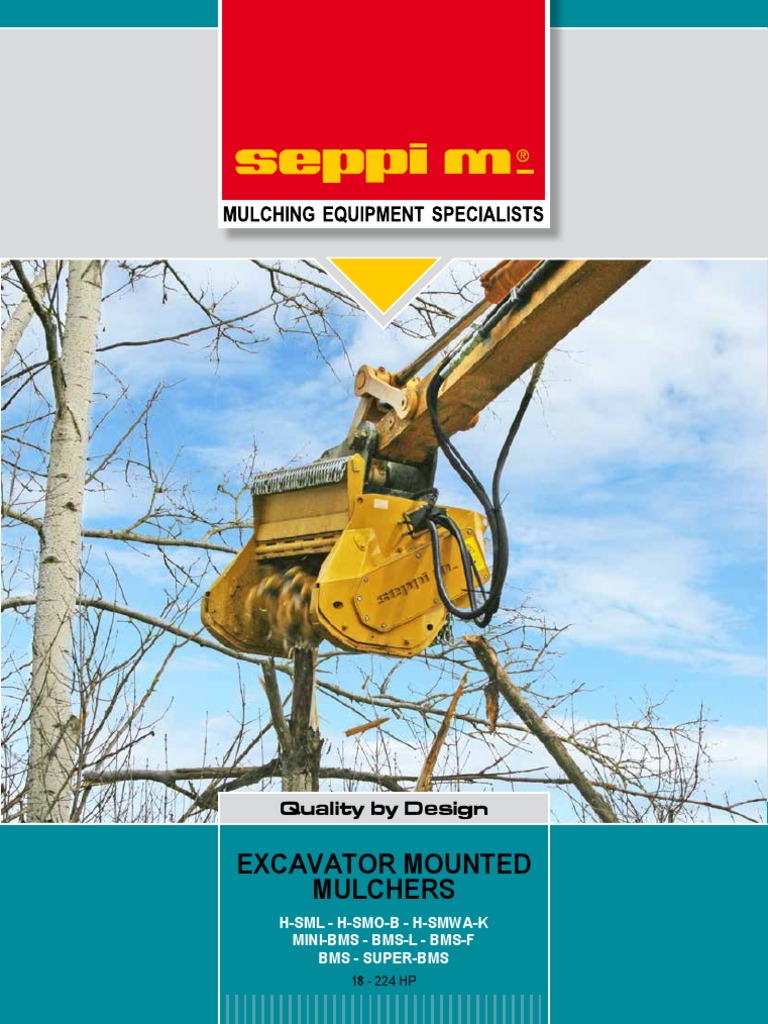 2013 - Seppi - Excavator Mulchers | PDF