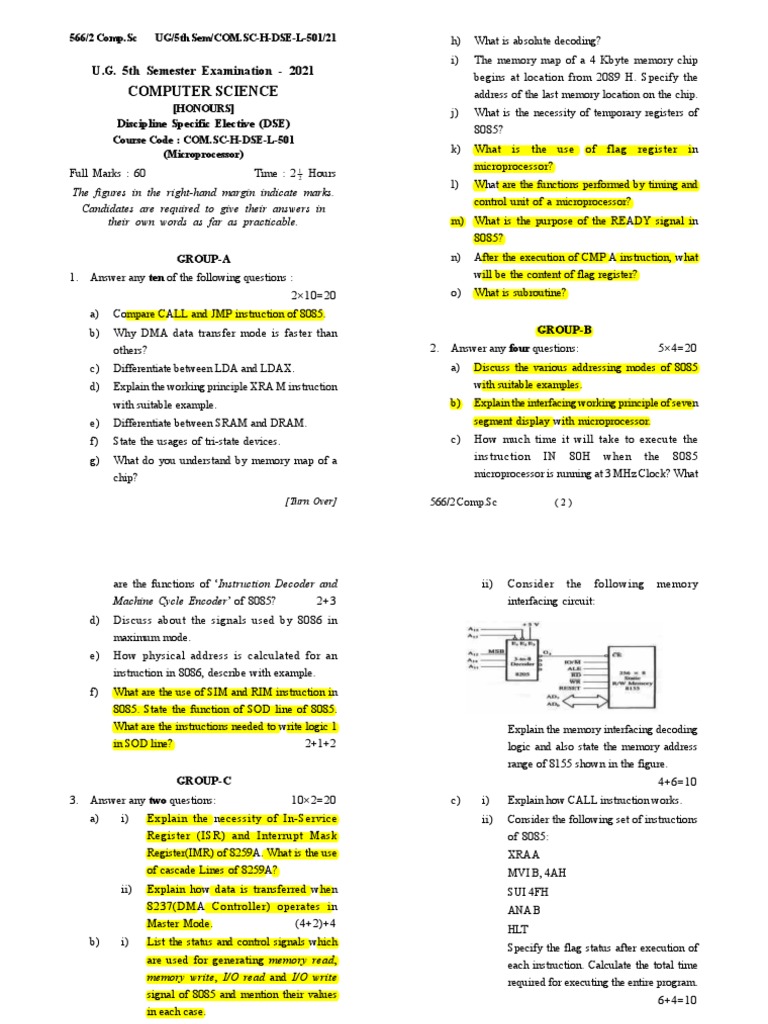 Microprocessor 2021 | PDF