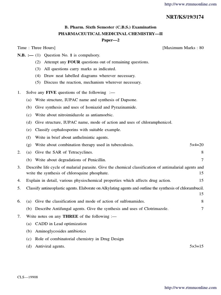 Medical Chem | PDF | Drugs | Medical Treatments