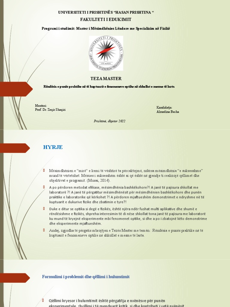 TEZA MASTER- PREZANTIM | PDF