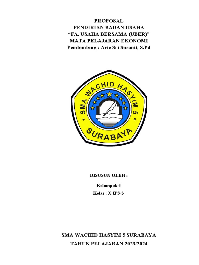 Proposal Bu X Ips-3 Kelompok 4 | PDF
