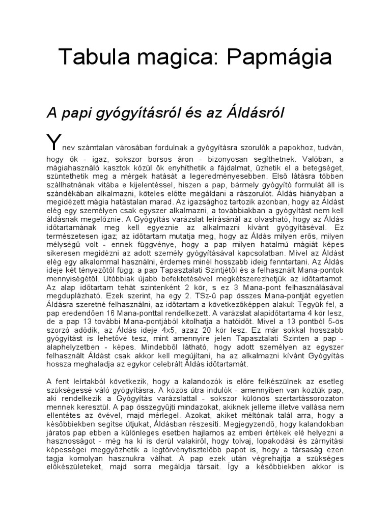 Tabula magica II | PDF