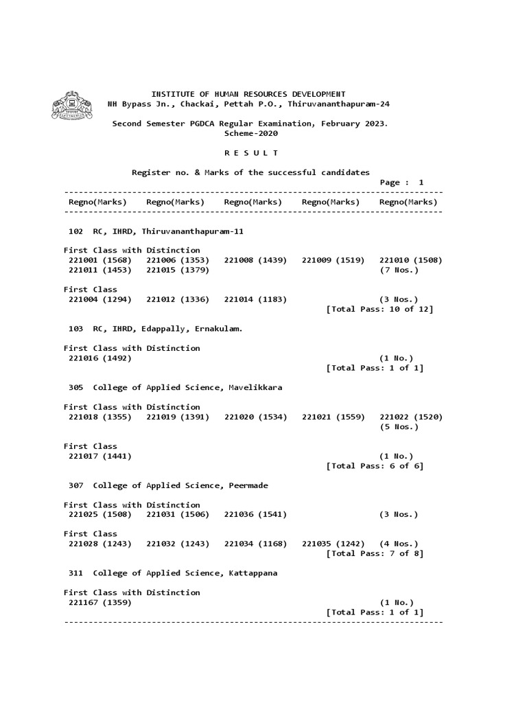 PGDCA 2nd Regular PDF | PDF | Science And Technology | Engineering
